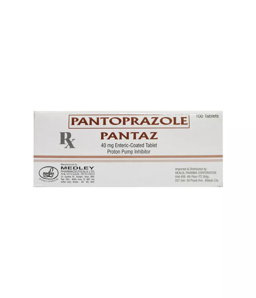 PANTAZ Pantoprazole Sodium Sesquihydrate 40mg Enteric-Coated Tablet 1's ...